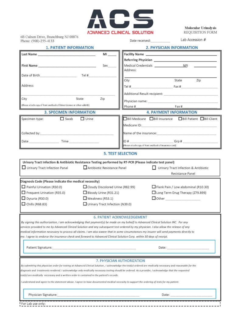 ACS Lab Test Services